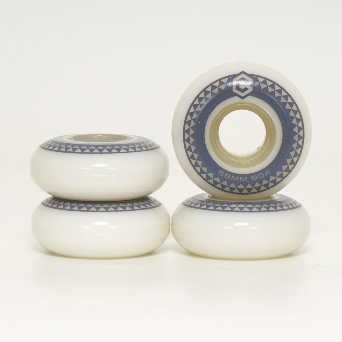 Chroma Team 58mm 90a Wheels - White (4-Set) – Loco Skates