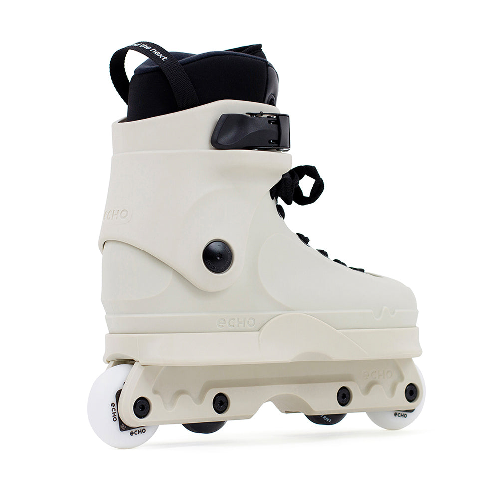 Echo Verve Aggressive Skates - Cream / White [PRE-ORDER] – Loco Skates