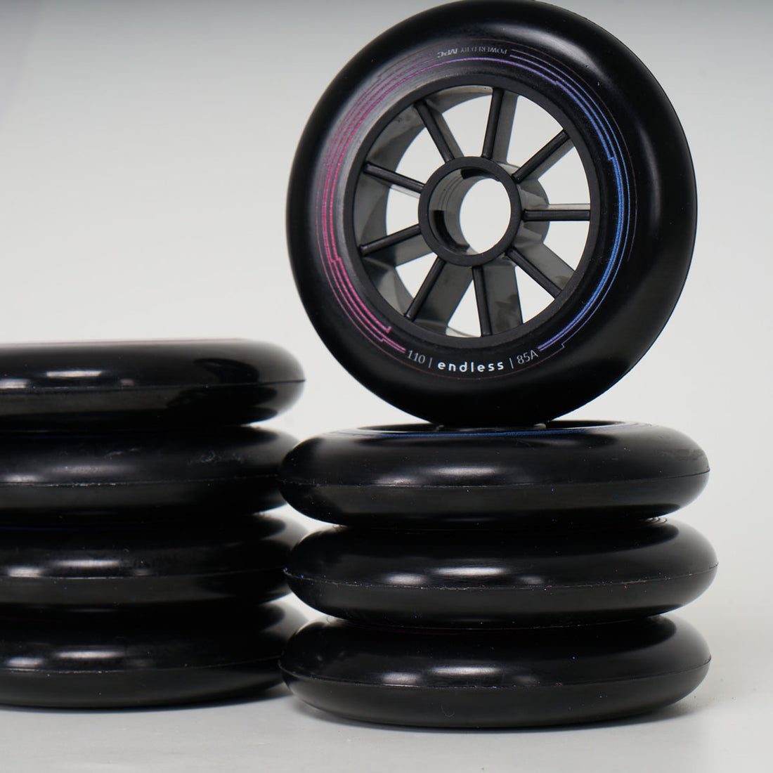 Endless X MPC Wheels 110mm / 85a - Black (8 Pack) – Loco Skates