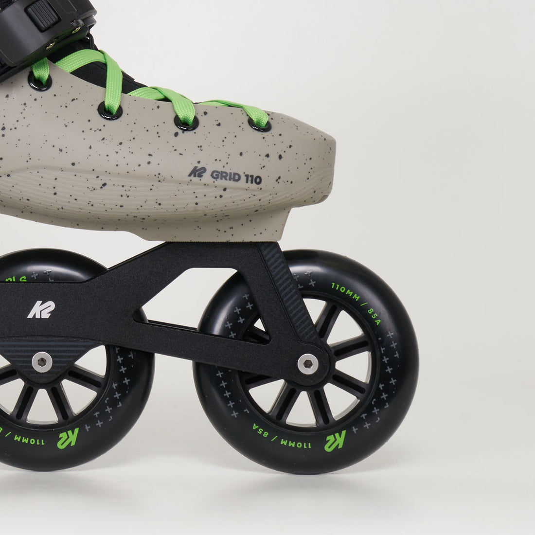 K2 Grid 110 Premium 3-Wheel Inline Skates - Unisex - With Intuition Li ...