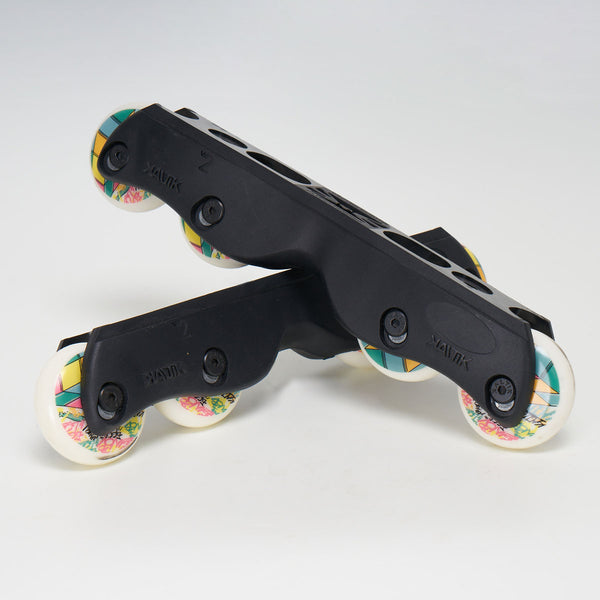 Kaltik Flat V2 Black Complete Frame - with Egor wheels– Loco Skates