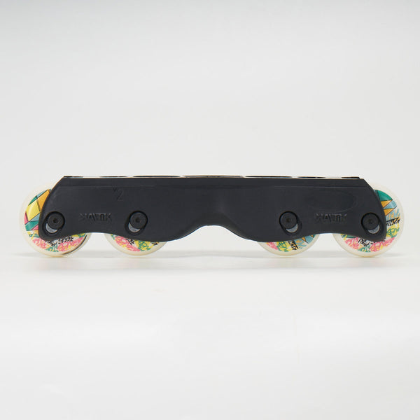 Kaltik Flat V2 Black Complete Frame - with Egor wheels– Loco Skates