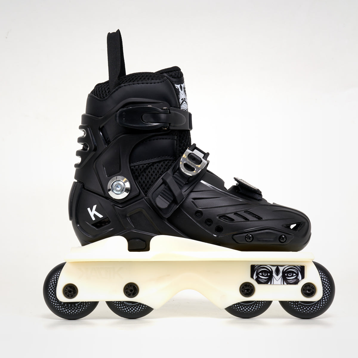 Kaltik K Skate Jr With Nylon Flat V1 Frames - Black – Loco Skates