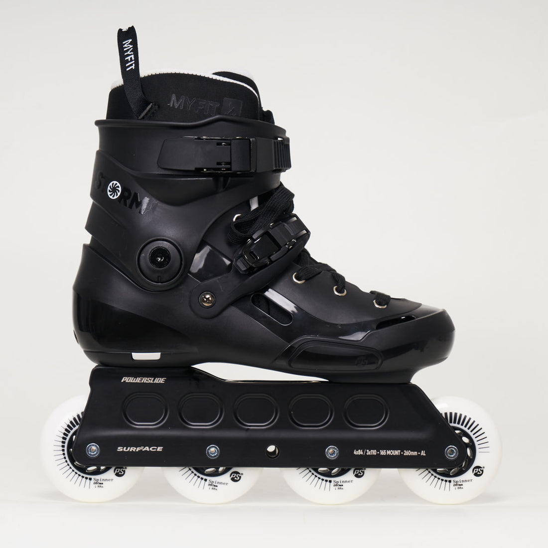 Powerslide Storm 80 Inline Skates - Unisex - Black – Loco Skates