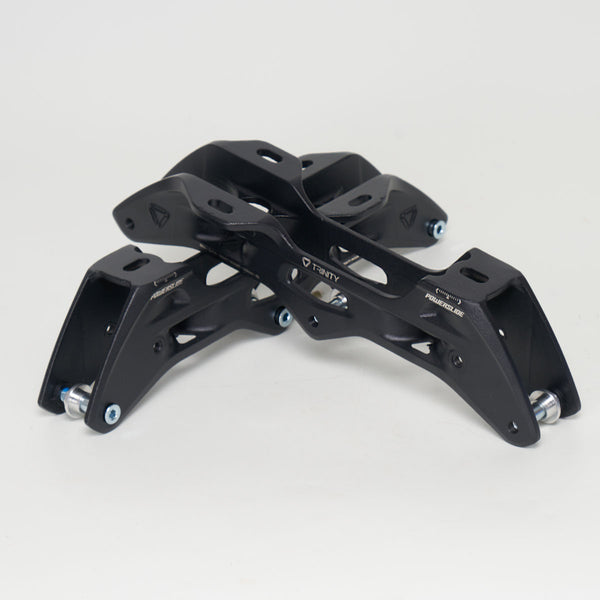 Powerslide Elite Casted Frame, Trinity Mount, 3x110, 243mm Length, Bla ...
