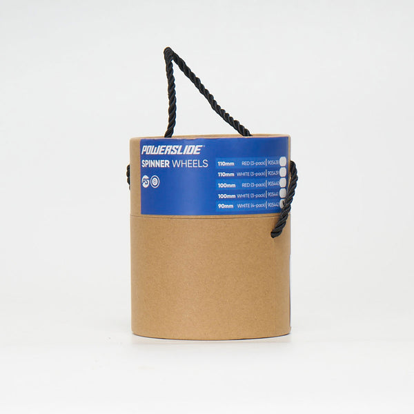 Powerslide Spinner 90mm 85a Wheels - White (4-Set)– Loco Skates