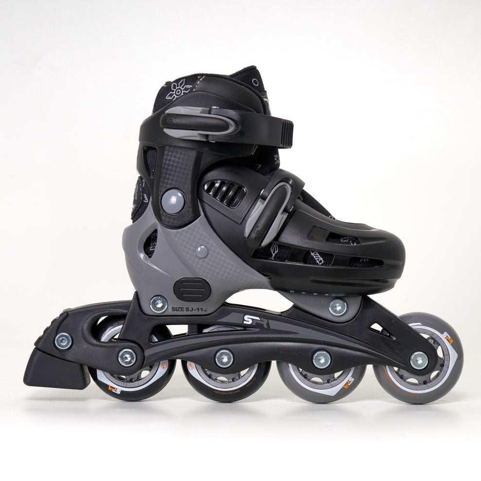 SFR Cyclone II Junior Adjustable Skates - Ninja – Loco Skates