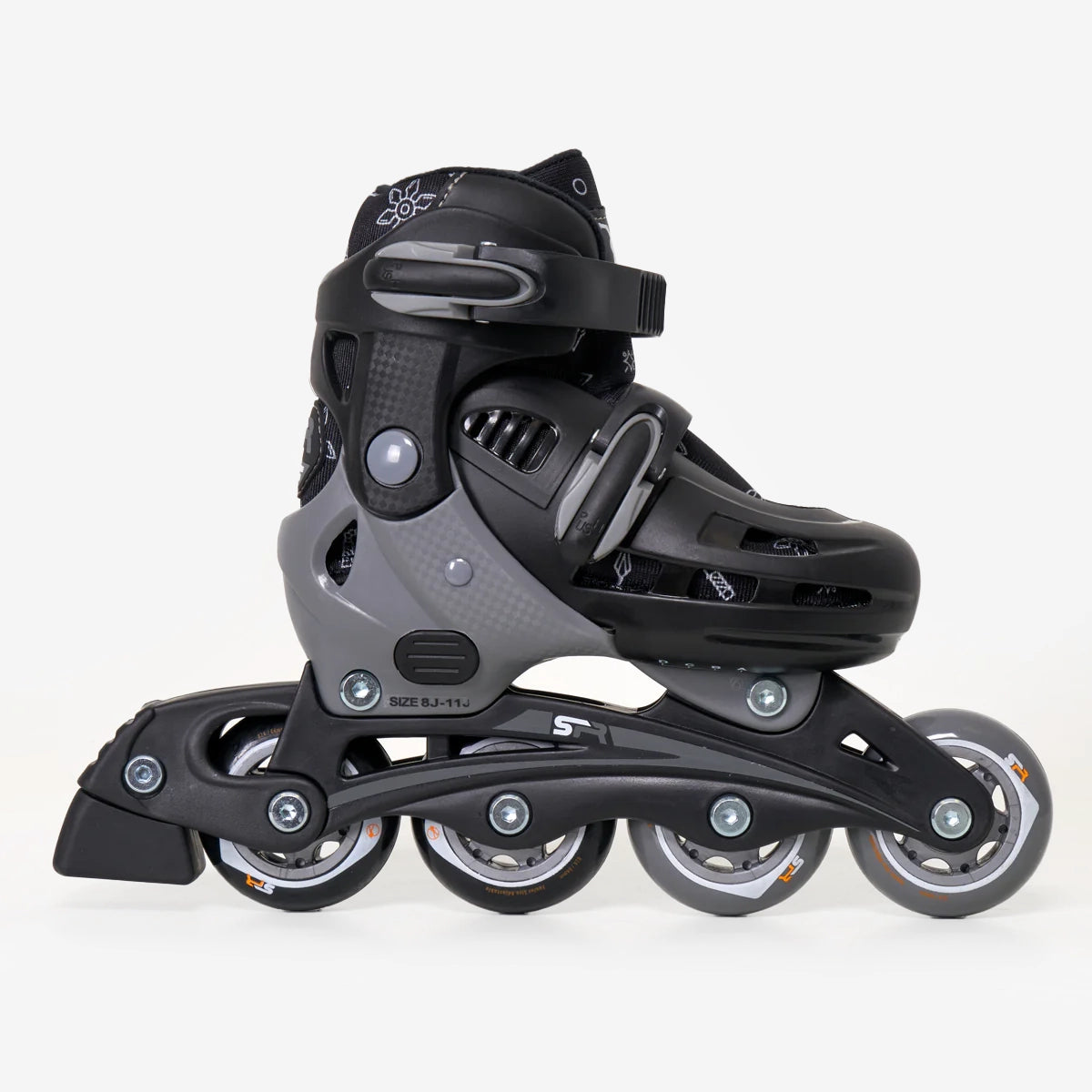 SFR Cyclone II Junior Adjustable Skates - Ninja – Loco Skates