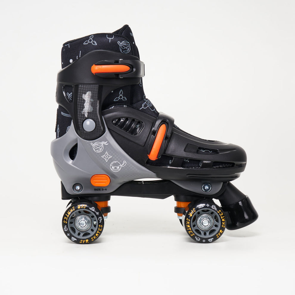 SFR Storm V Ninja Junior Adjustable Quad Skates – Loco Skates