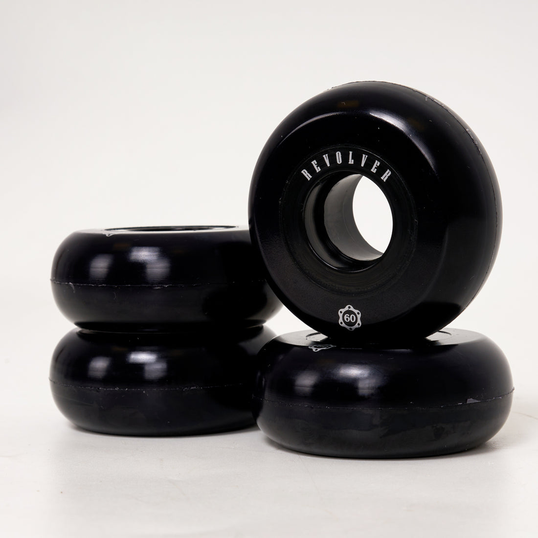 Revolver Black Wheels - 60mm – Loco Skates