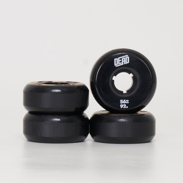 Dead 56mm / 92A Wheels - Black– Loco Skates