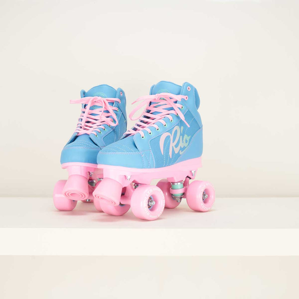 Rio Roller Lumina Quad Skates - Blue / Pink– Loco Skates