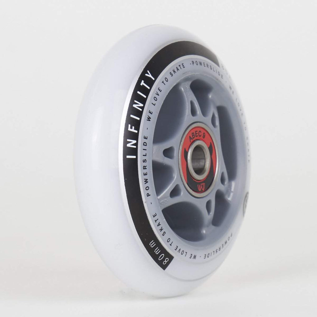 Powerslide Infinity 80mm Wheels with Abec 9 Bearing (Singles)– Loco Skates
